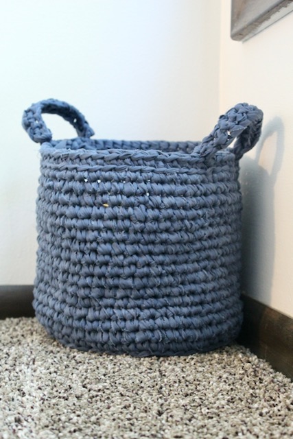 Fabric Yarn Basket: Free Beginner Crochet Pattern - God's Gift of ...